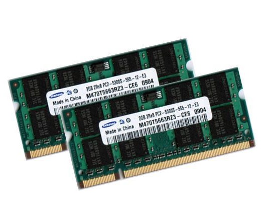 2X 2GB 4GB RAM DDR2 667 Mhz Notebook Speicher SO-Dimm PC2-5300s 200 pin Laptop EUR 54,90 ...