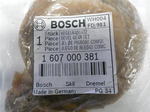 Bosch Kegelradsatz 1607000381 Made in Germany WH004 FD:981 | eBay