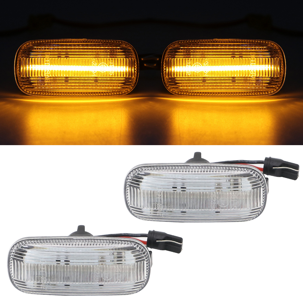 2x Led Side Indicator Indicator For Audi A3 8p A4 B6 B7 8e 8h A6 4f C6 White Ebay