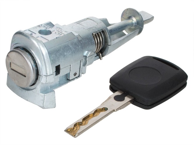 For Skoda Octavia II 1Z 2004- Door Lock Cylinder Front Left + Key | eBay