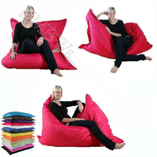 Riesen Sitzsack XXL Sitzkissen 140x180 Outdoor geeignet 14 trendige ...