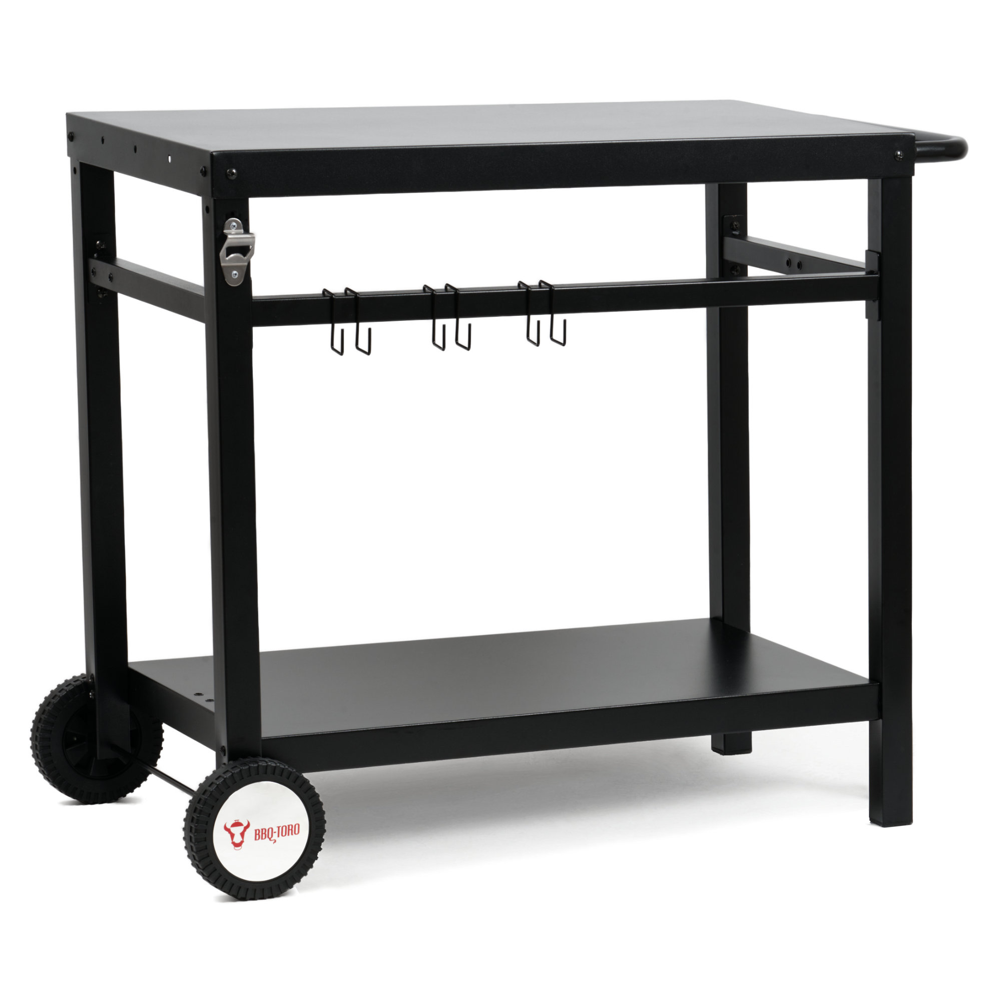 BBQ-Toro Grillwagen 85 x 50 x 81 cm | Metall Grilltisch mit großer ...