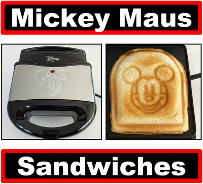 ARIETE [ Disney Sandwichmaker ] Mickey Maus Sandwich Toaster NEU #r3 | eBay