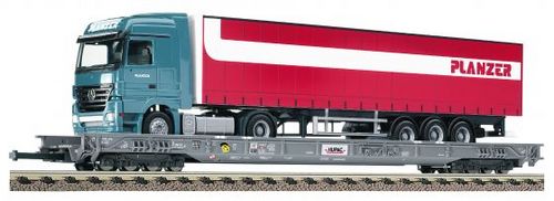 Fleischmann 527306 Roll Landstraße mit Planzer LKW H0