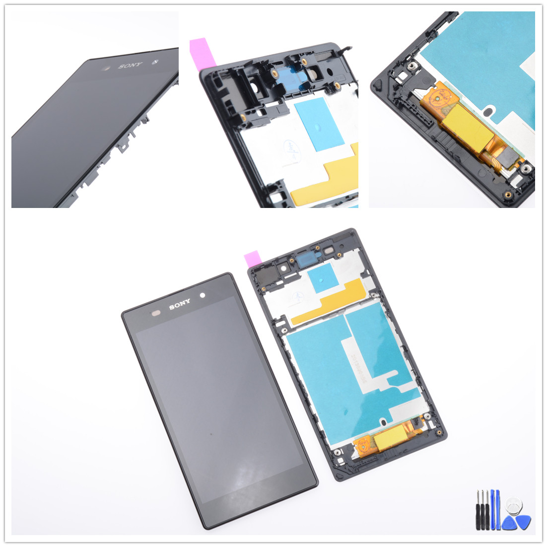 Sony Xperia Z1 L39H C6902 C6903 Display LCD Touchscreen Digitizer schwarz Rahmen | eBay.de