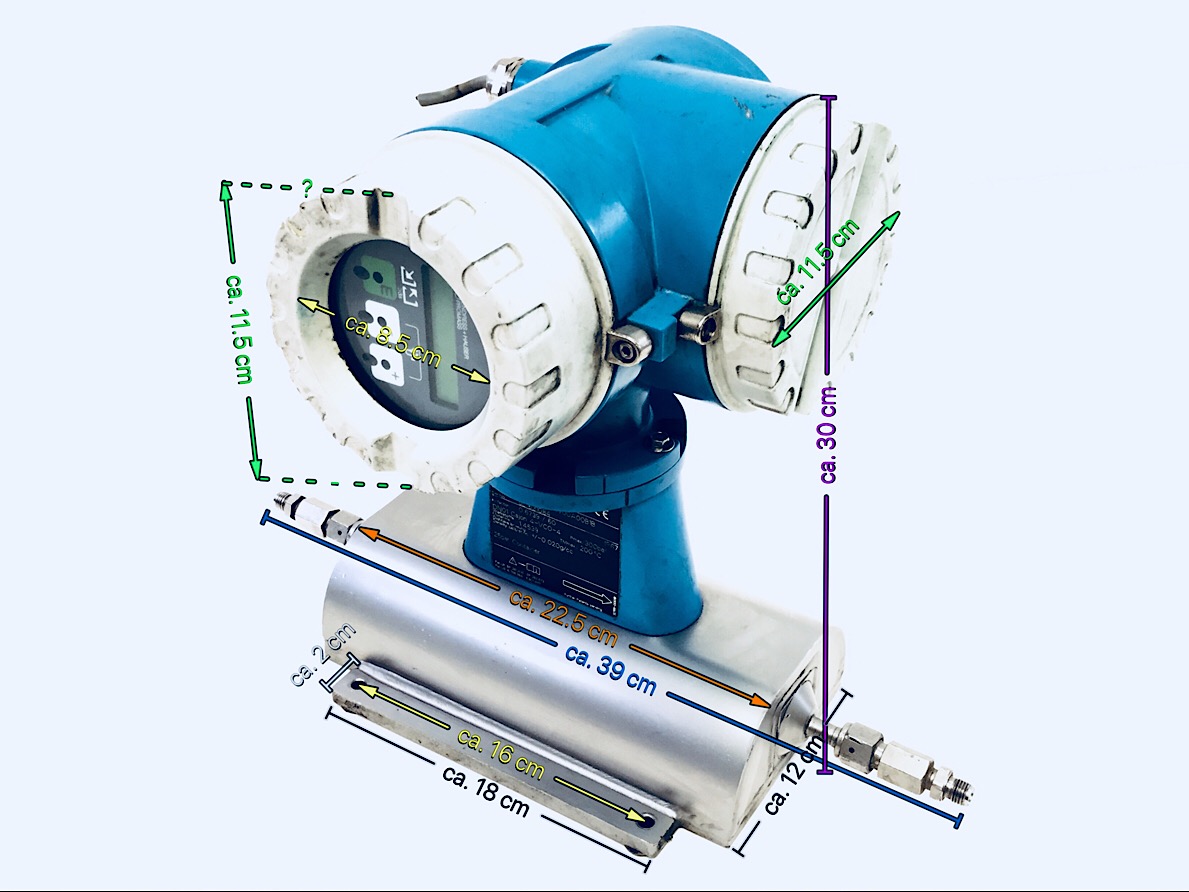 Endress+Hauser PROMASS 63 63AS01-SVW00A00B1B Durchflussmeter 85-260VAC ...