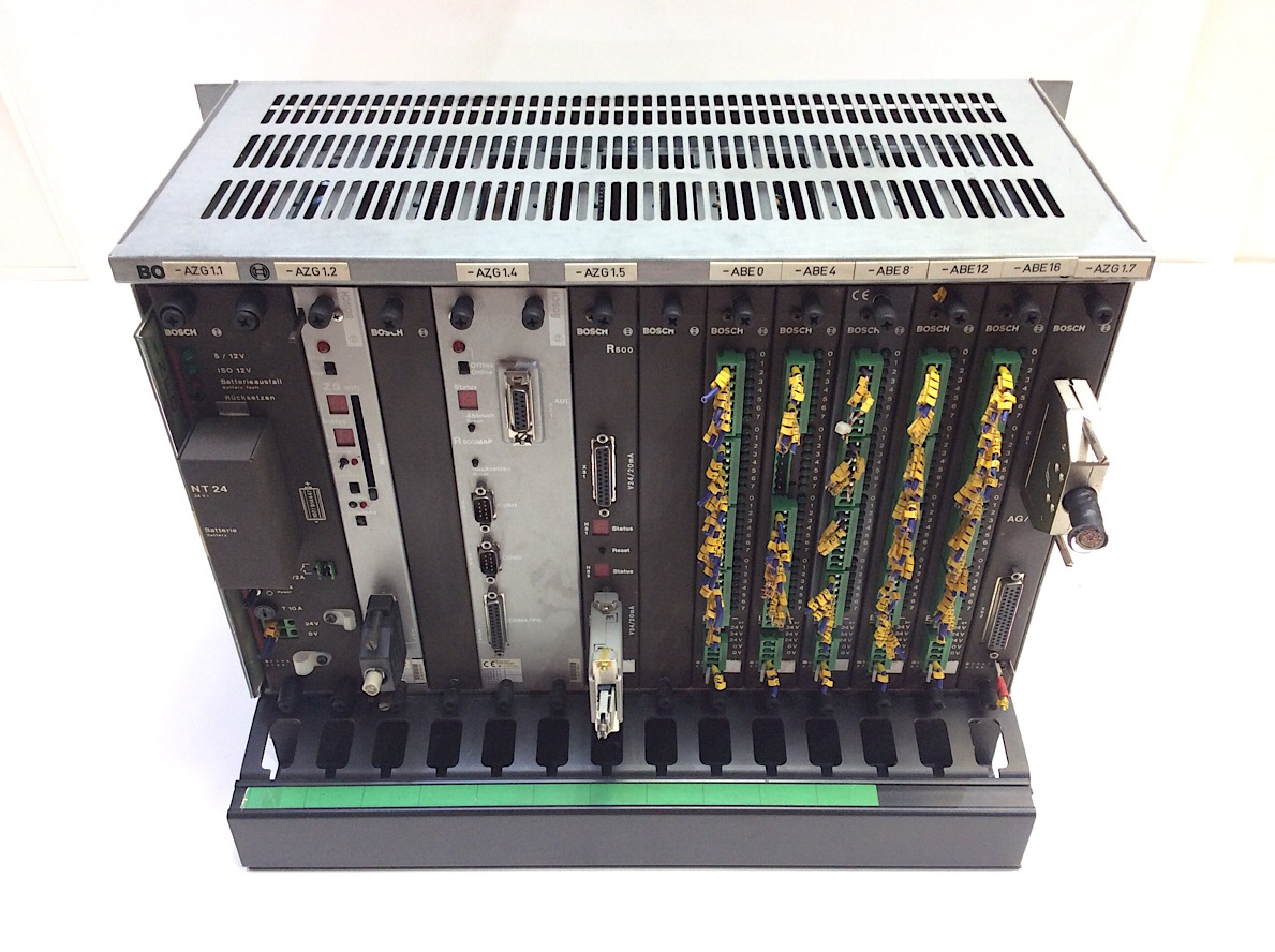 Bosch Rack-GG 500 6 Karten SPS Netzteil ZS 400 R500 MAP