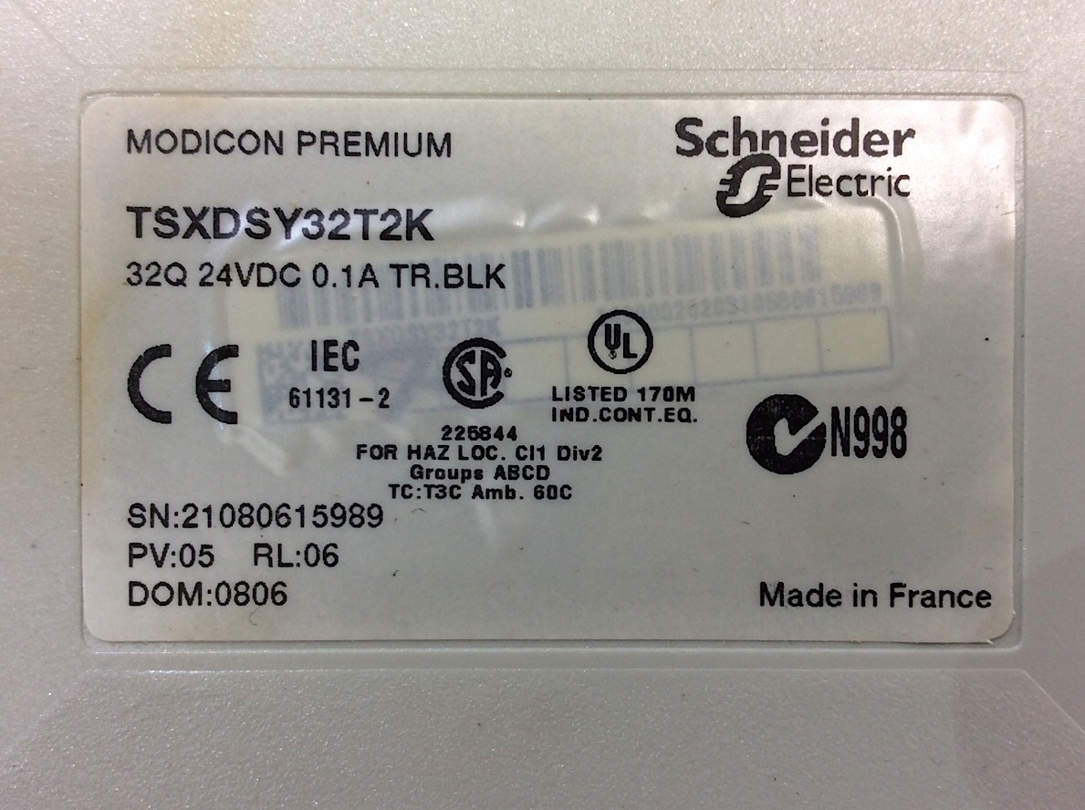 Telemecanique Schneider Electric Modicon TSX Premium TSXPSY5500 100/240VAC