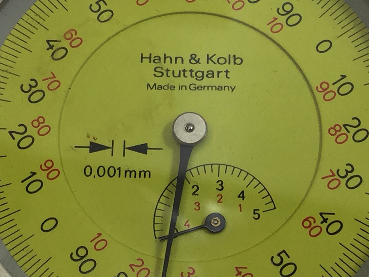 SET div. z.B. Hahn & Kolb 0,001mm Messuhr