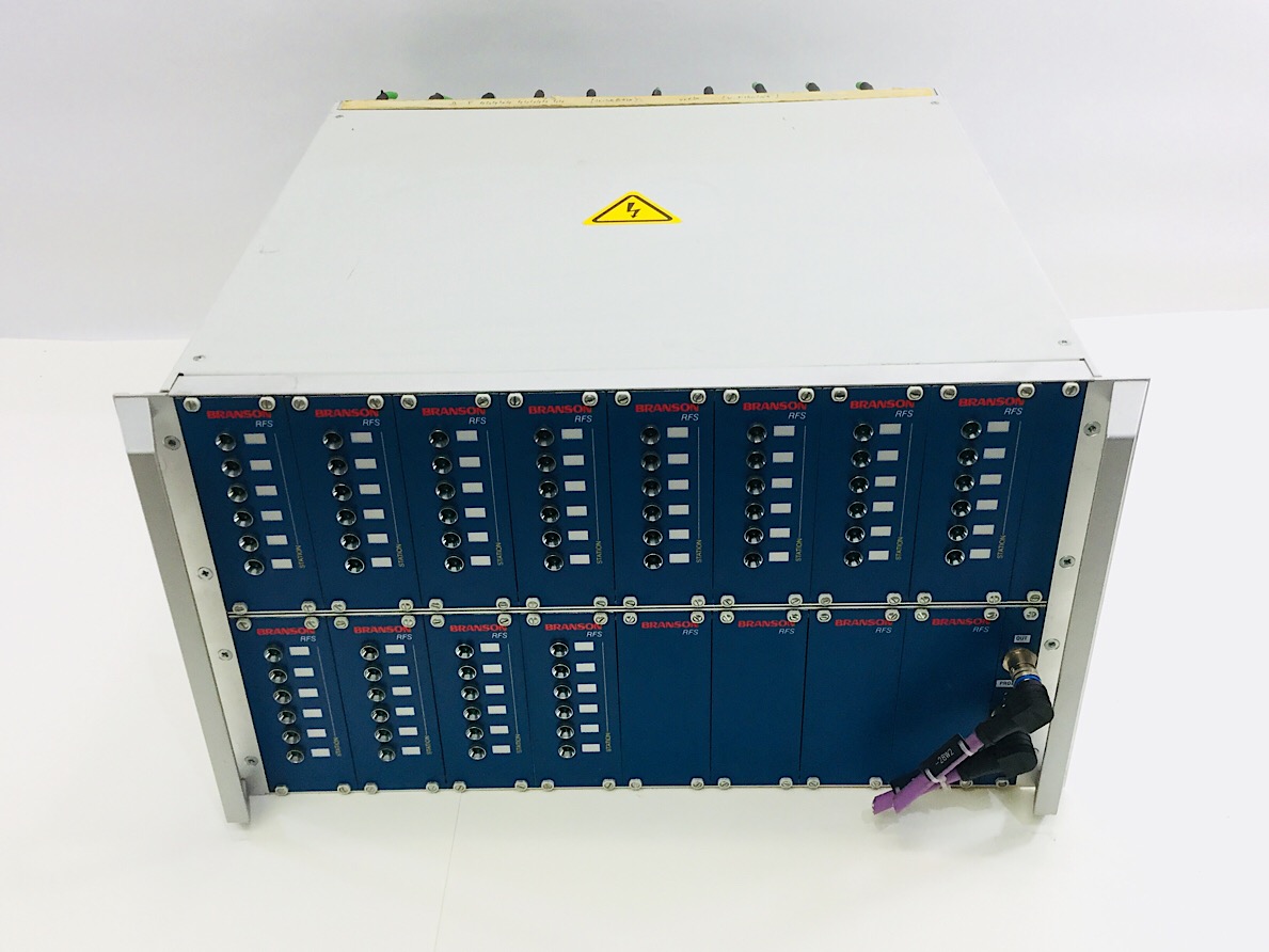 Branson S-P444444444444 Rack mit 12x RFS Modulen