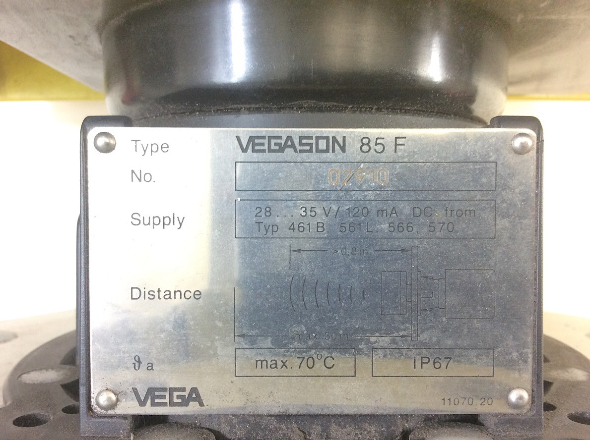 VEGASON 85 F Sensor system