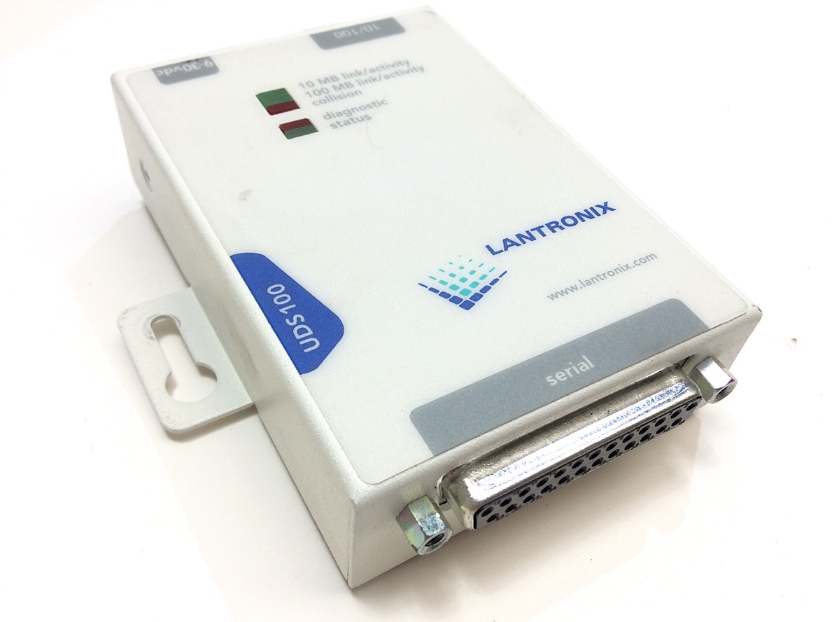 Lantronix UDS100, Serial-Ethernet Adapter, 9-30VDC, 1W