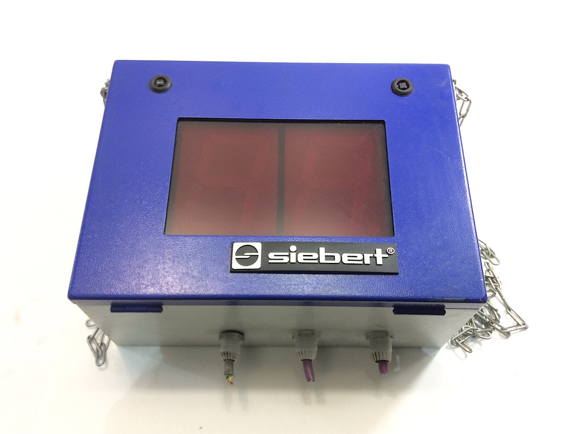 Siebert S302-02/10/0R-100/0B-K0 Textanzeige 24V DC