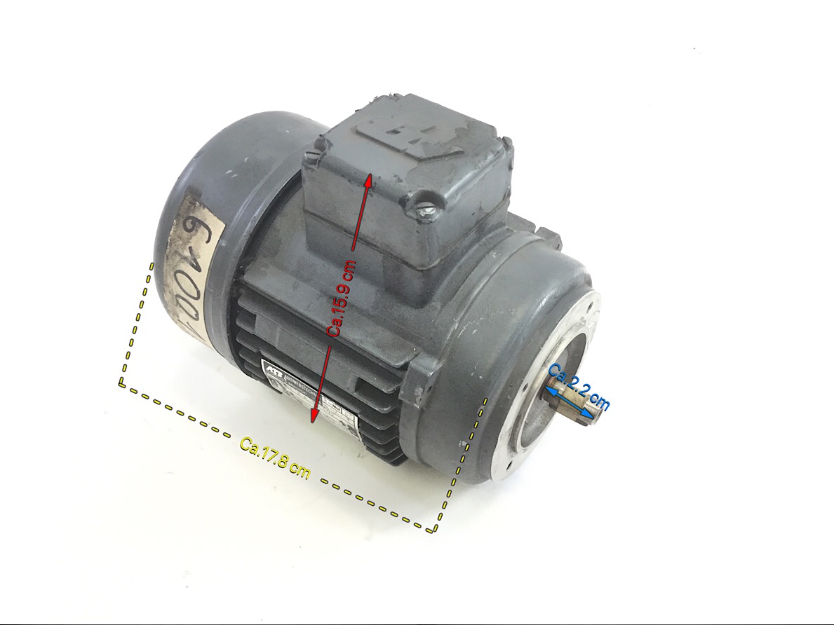 ATB Antriebstechnik G Bauknecht AF 63/2 A 7 /7 L07 500/290V, 0,18kW