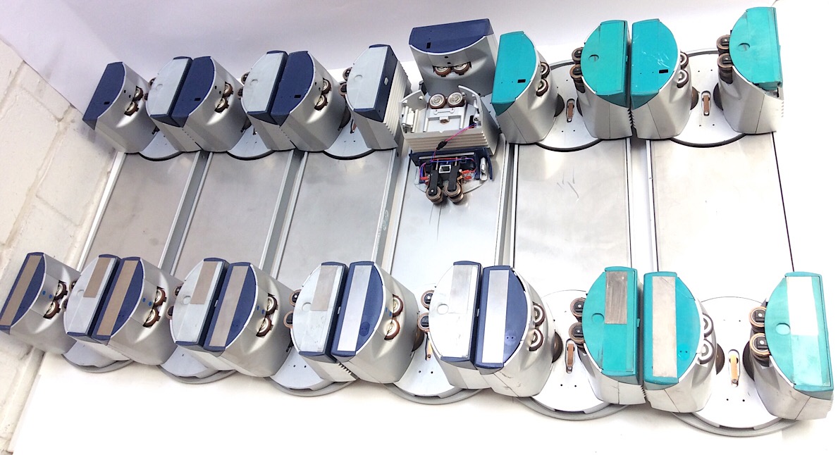 6er Set montratec Shuttels: 3x 54800Shuttel GU, 3x 54799 Shuttle U mit ISM