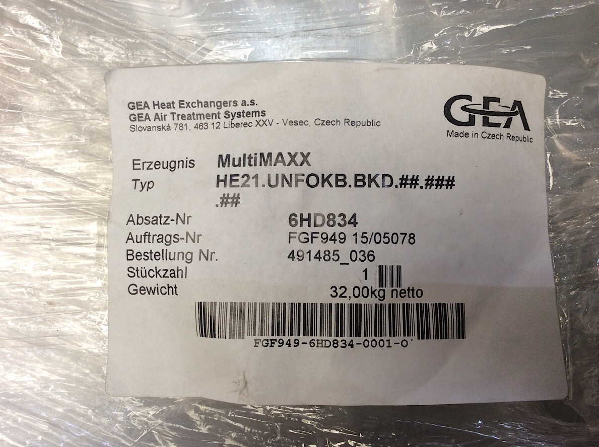 Set GEA MultiMAXX in OVP bestehend aus 1x HE21.UNFOKB 1x HE21.UHFO ...