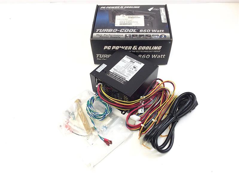 PC Power & Cooling Turbo Cool 860 Watt T86X-HW7 Power Supply +3,3V 22A