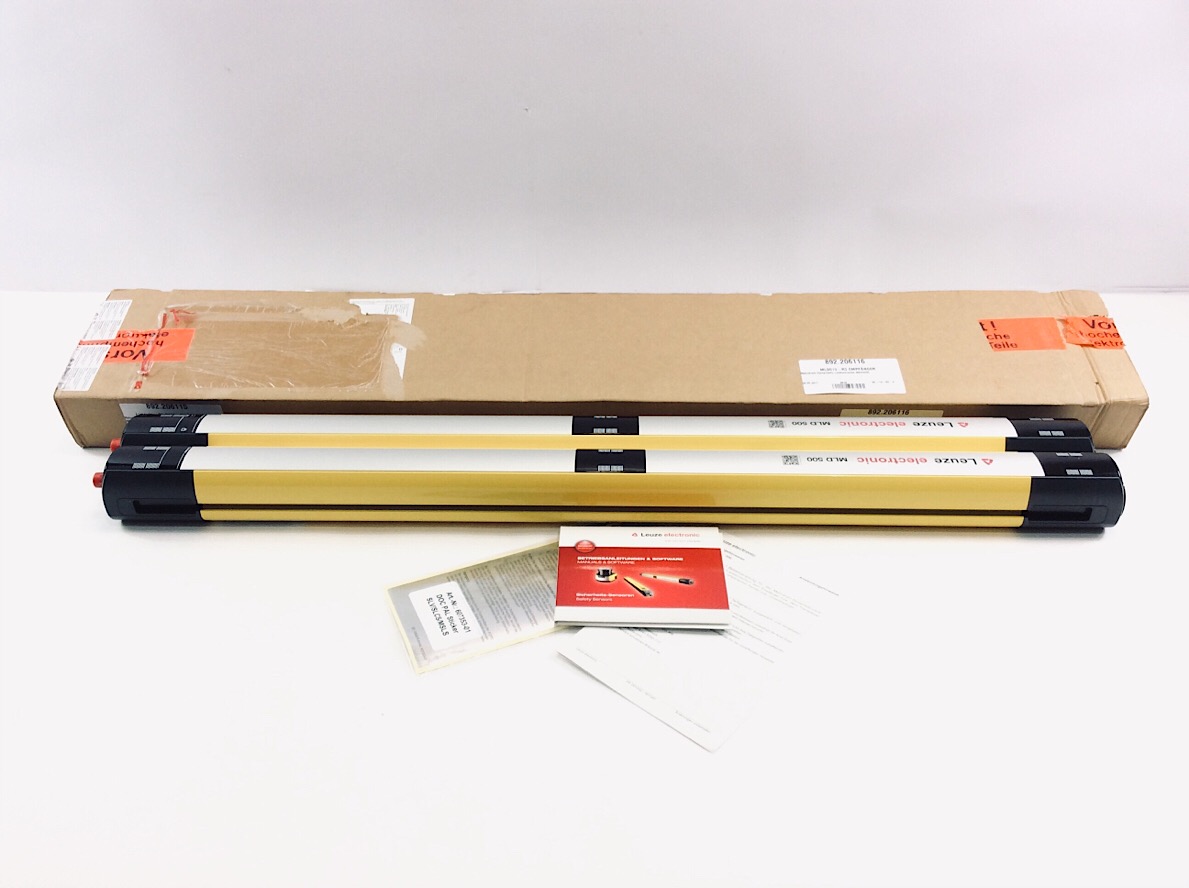 1x Leuze Electronic MLD500-T3 Sender 24V, 1x MLD510-R3 Empfänger ...