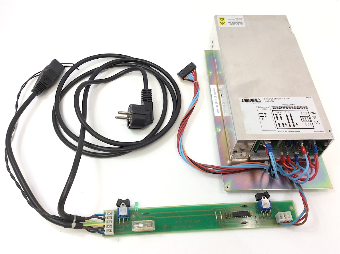 Lambda Netzteil Sirius CS250EI 5/12 12B, Out 12V, 8A und 5V, 35A