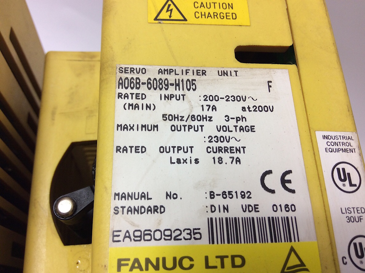 FANUC Set bestehend aus Servo A06B-6089-H106 + A06B-6089-H105