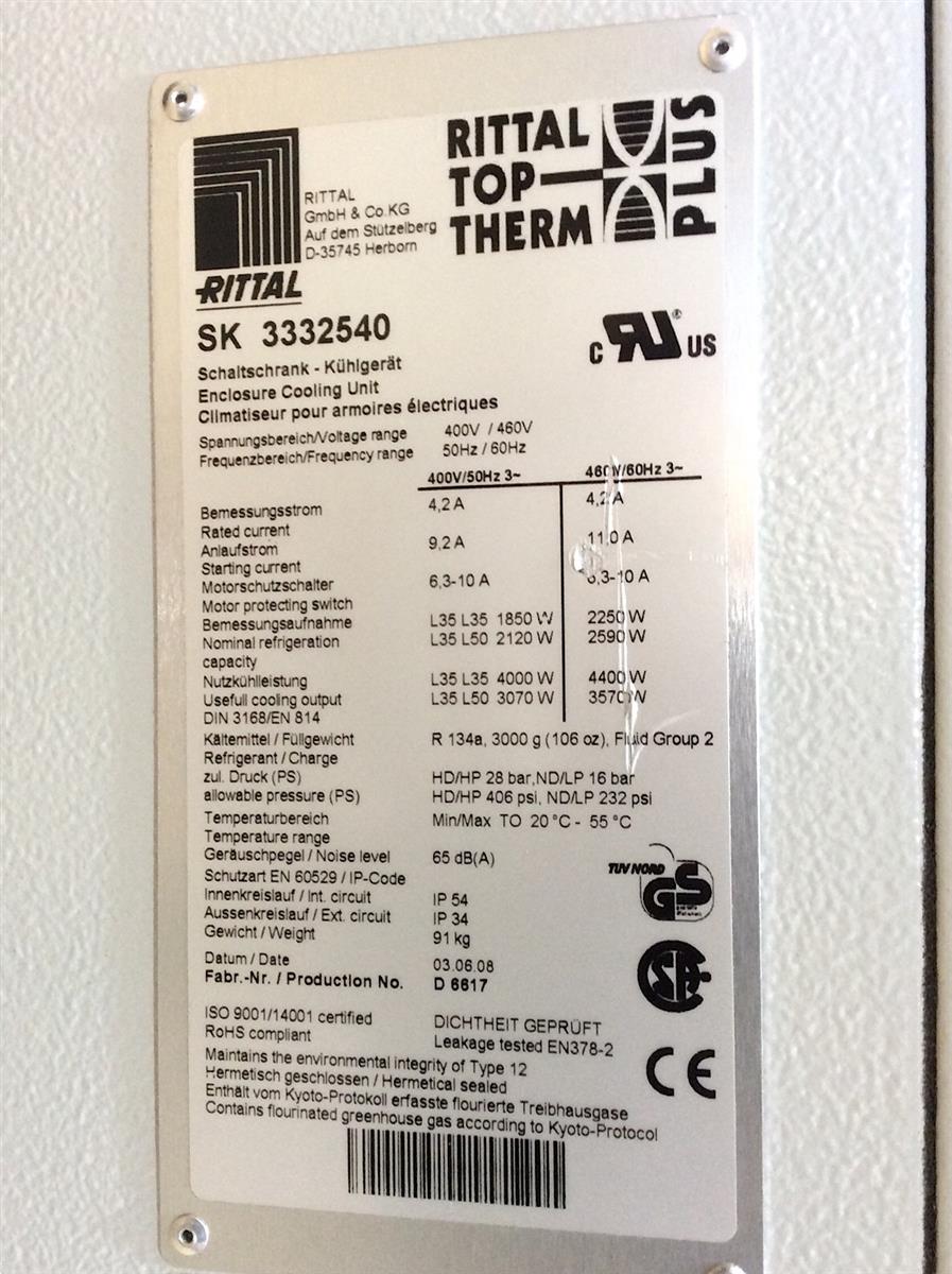 Rittal Top Therm Plus SK 3332540 Kühlgerät Schaltschrank