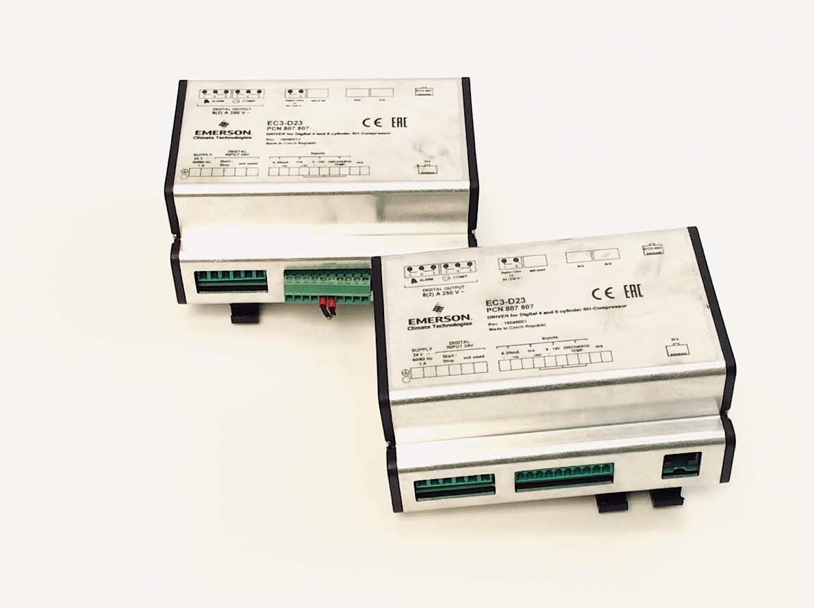 2x Emerson Ec3-D23 Controller