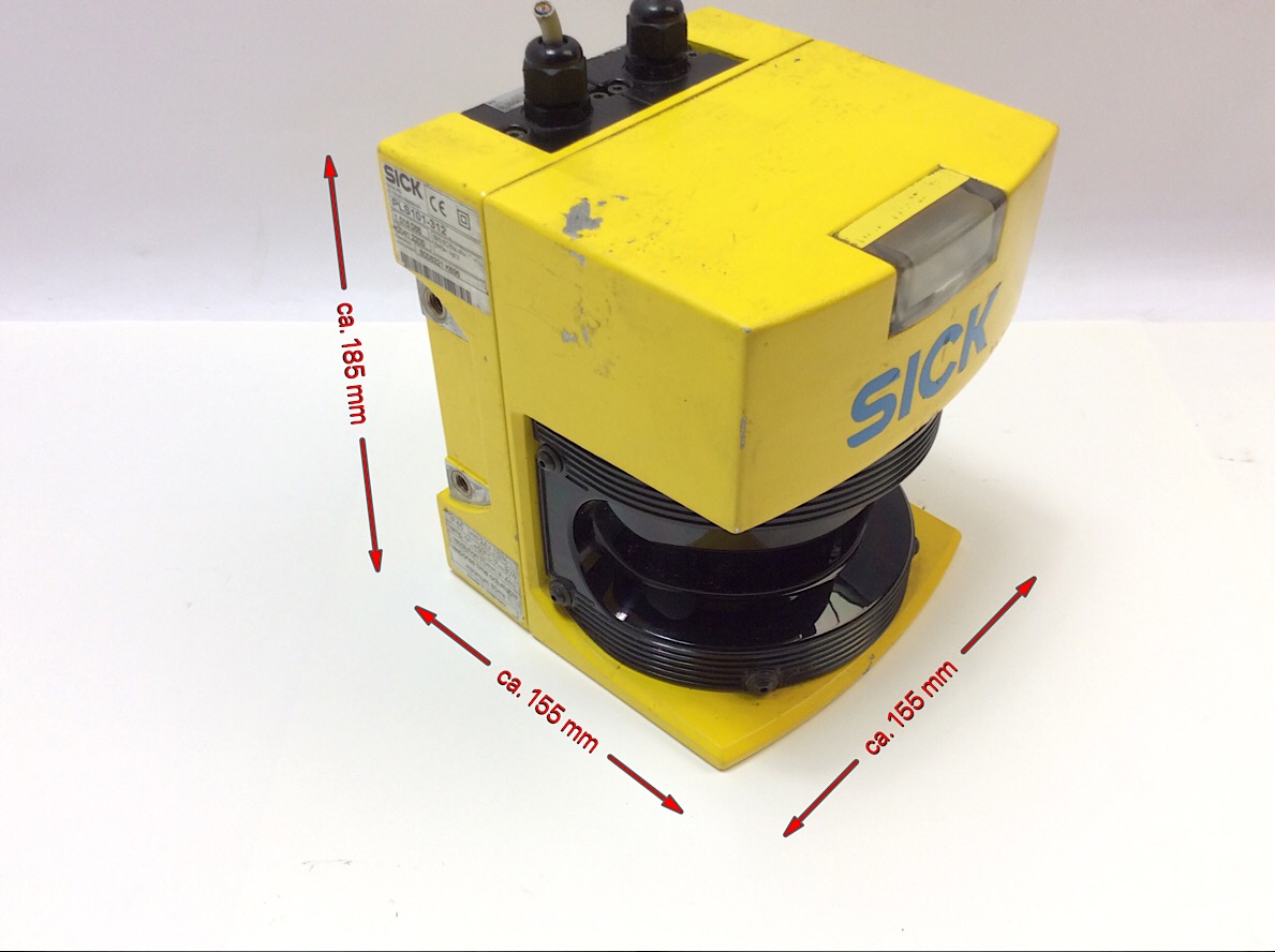 SICK tastender Laser Scanner PLS 101-312 für zB Schmalgangstapler