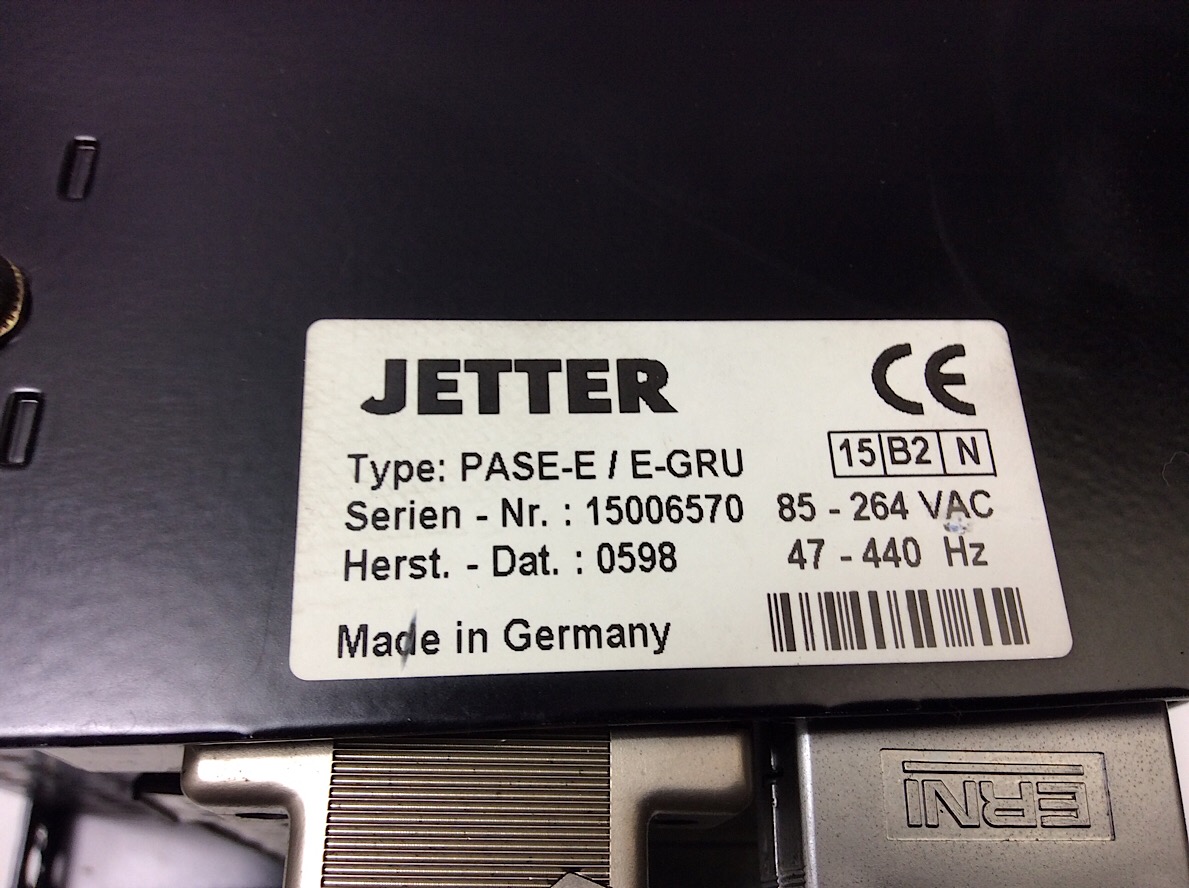 JETTER Controller Set 6x : 5x Pase-E + 1x Pase-E/E-GRU