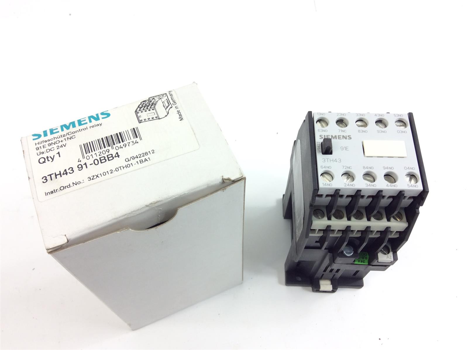 SIEMENS Hilfsschütz Set 6x 3TH43 91-0BB4 in OVP