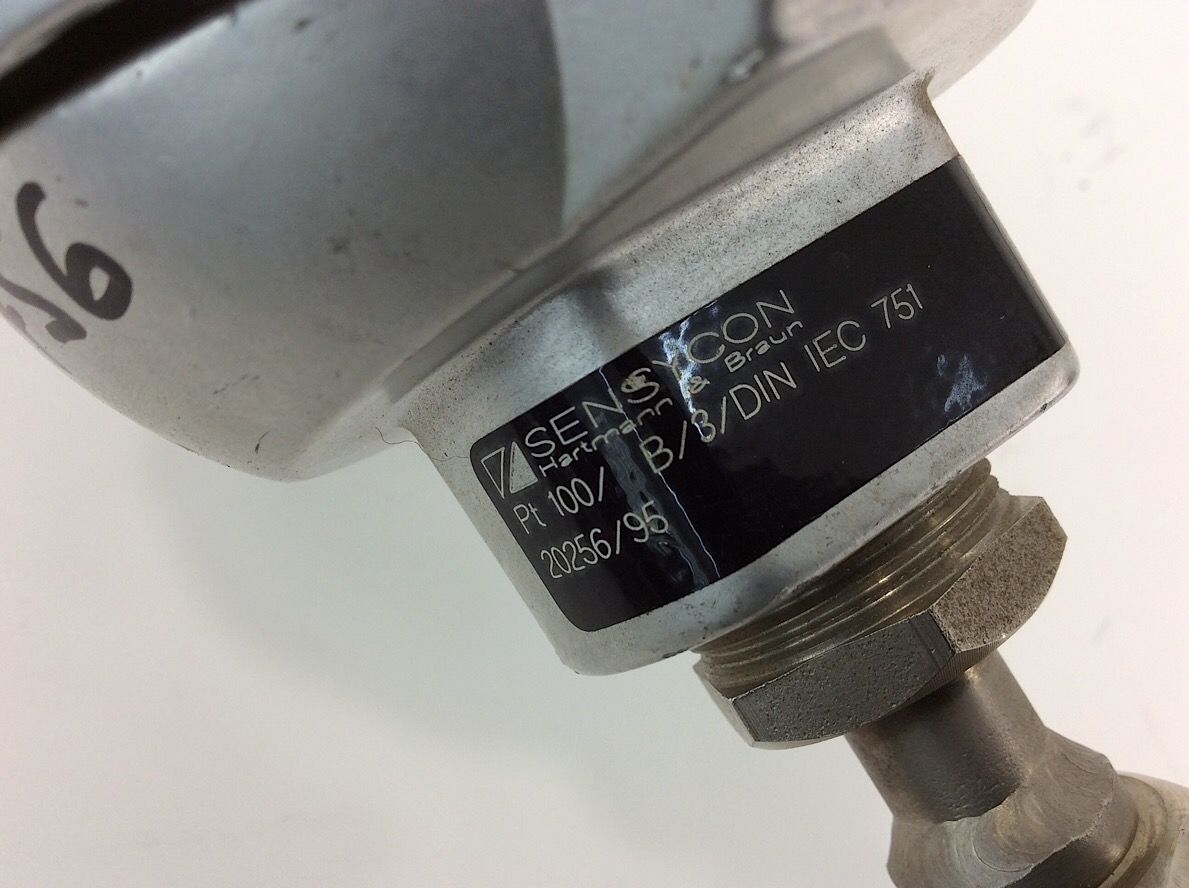 2x H&B PT00/ B/3/DIN IEC 751 20256/95 1x PT 100/ B/3/DIN IEC 751 37247/971