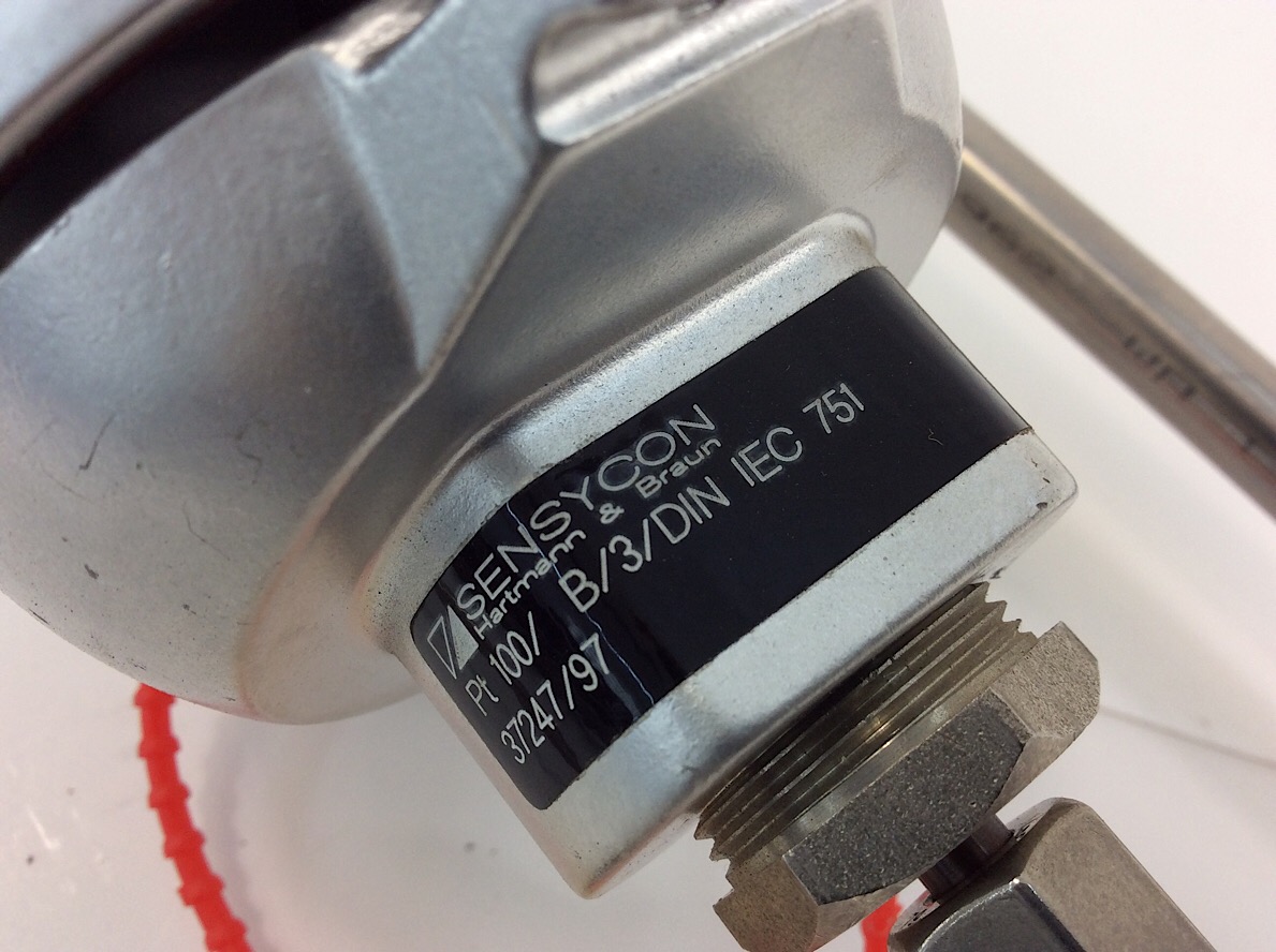 2x H&B PT00/ B/3/DIN IEC 751 20256/95 1x PT 100/ B/3/DIN IEC 751 37247/971