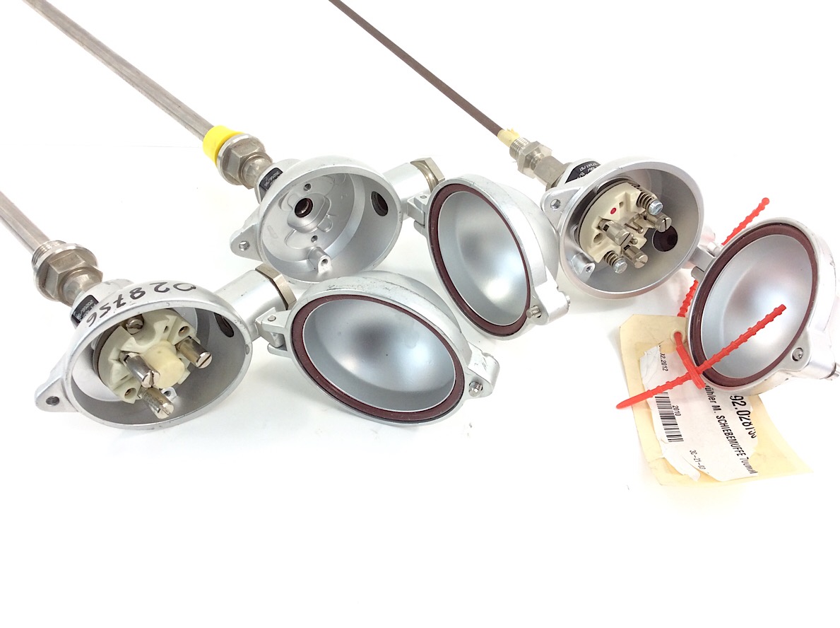 2x H&B PT00/ B/3/DIN IEC 751 20256/95 1x PT 100/ B/3/DIN IEC 751 37247/971