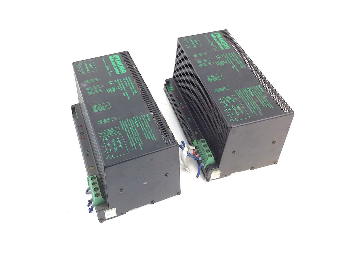 2x Murr Elektronik MPS20-3x400/24 24V DC 20A Switch mode power supply