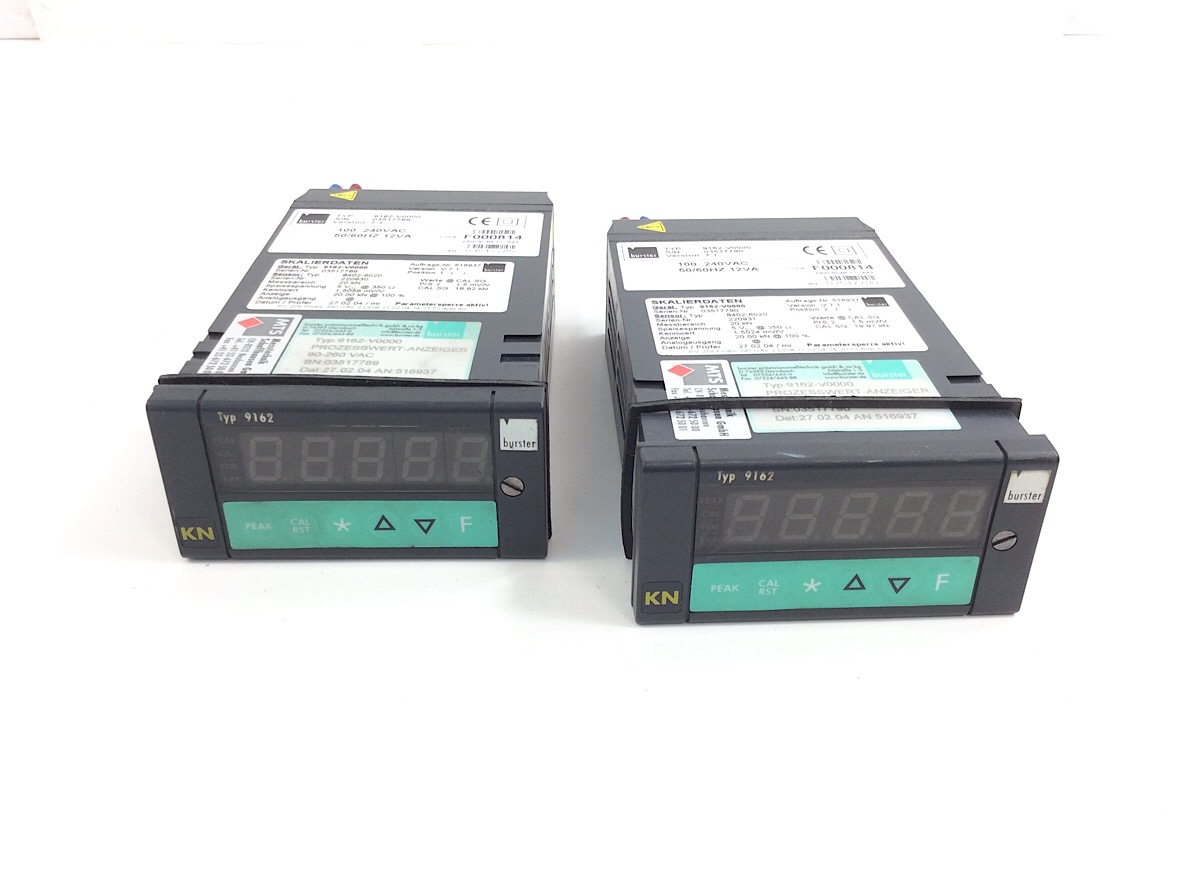 2x Burster 9162-V0000 100..240VAC, 50/60Hz, 12VA Prozesswert-Anzeiger