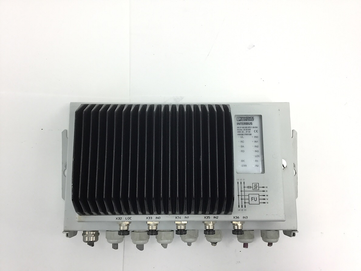 7x Phoenix Contact Interbus IBS IP 400 ME-VFD 1-3A DI4 Frequenzumrichter