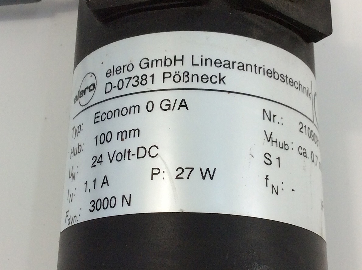 5er SET div. z.B. ELERO Econom 01 Linearantrieb 200mm 230V 2,5A 5000N