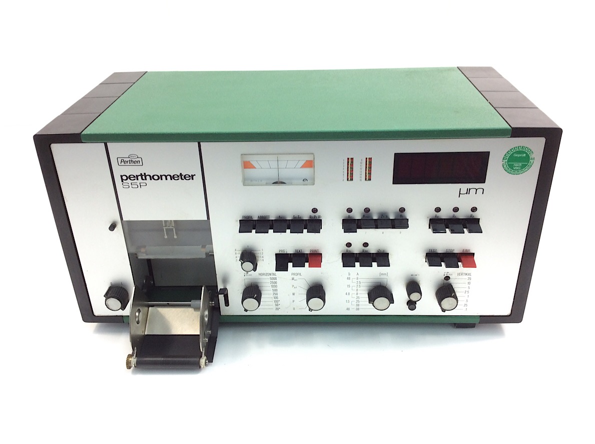 3er SET Mahr Perthen Perthometer S5P Rauheitsmessgerät 220V 60W + C3A ...