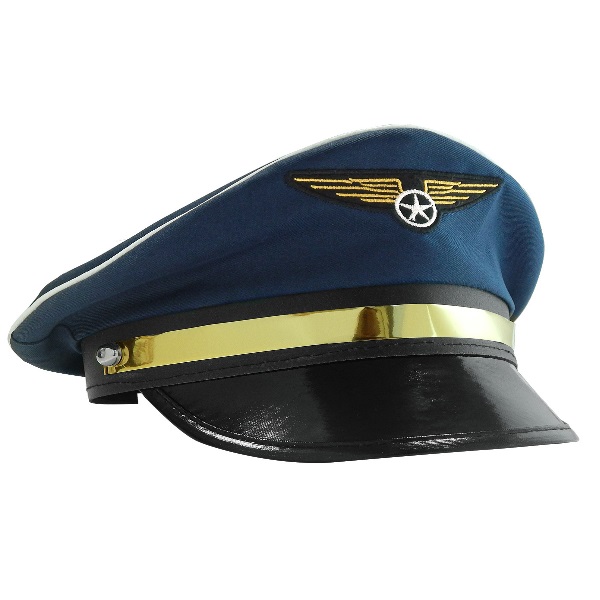 Hut Pilot Pilotenmütze Pilotenkappe blau - Piloten Pilotenhaube | eBay