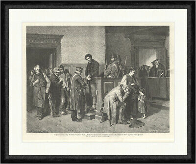 Nach der Verurtheilung Julius Geertz Heitland Gericht Wärter Faksimile ...