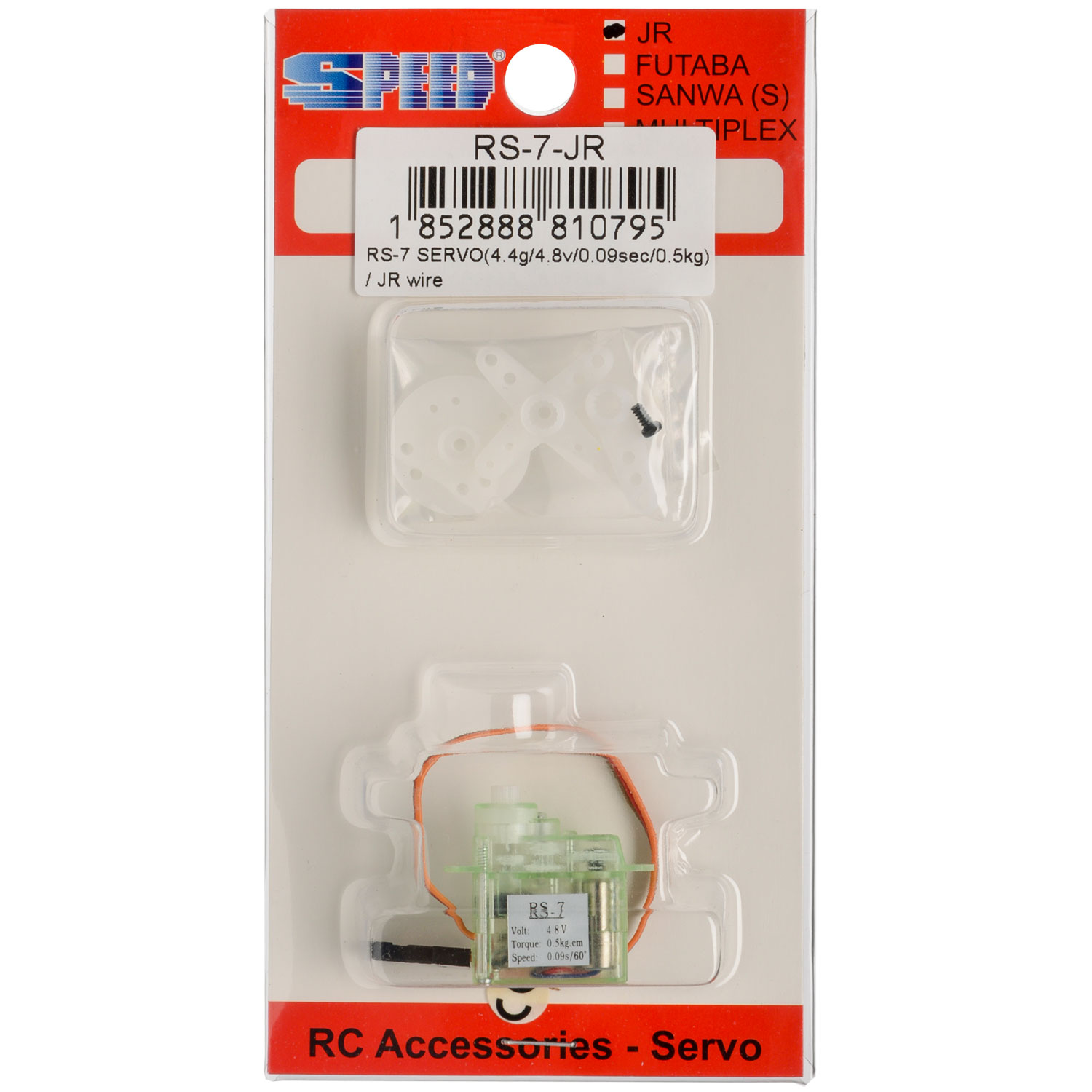 Super Micro Servo RS-7-JR RC Sport Servo SPEED