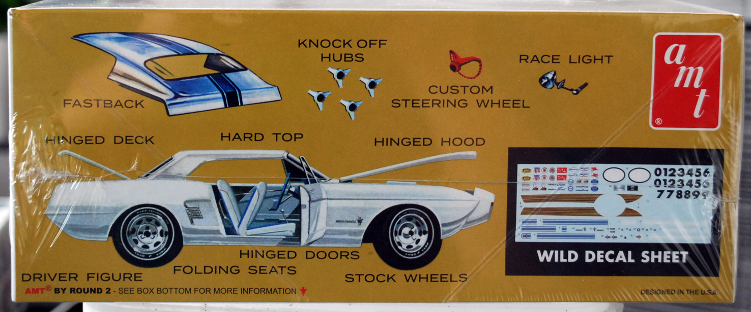 AMT 1369 1963 Ford Mustang II Concept Car 1:25 Bausatz wieder neu 2024