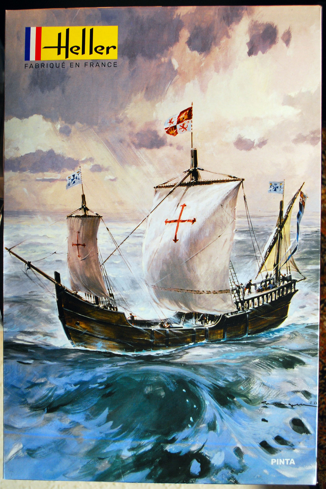 1492 Segelschiff Pinta Kolumbus 1:72 Heller 80816 wieder neu 2018