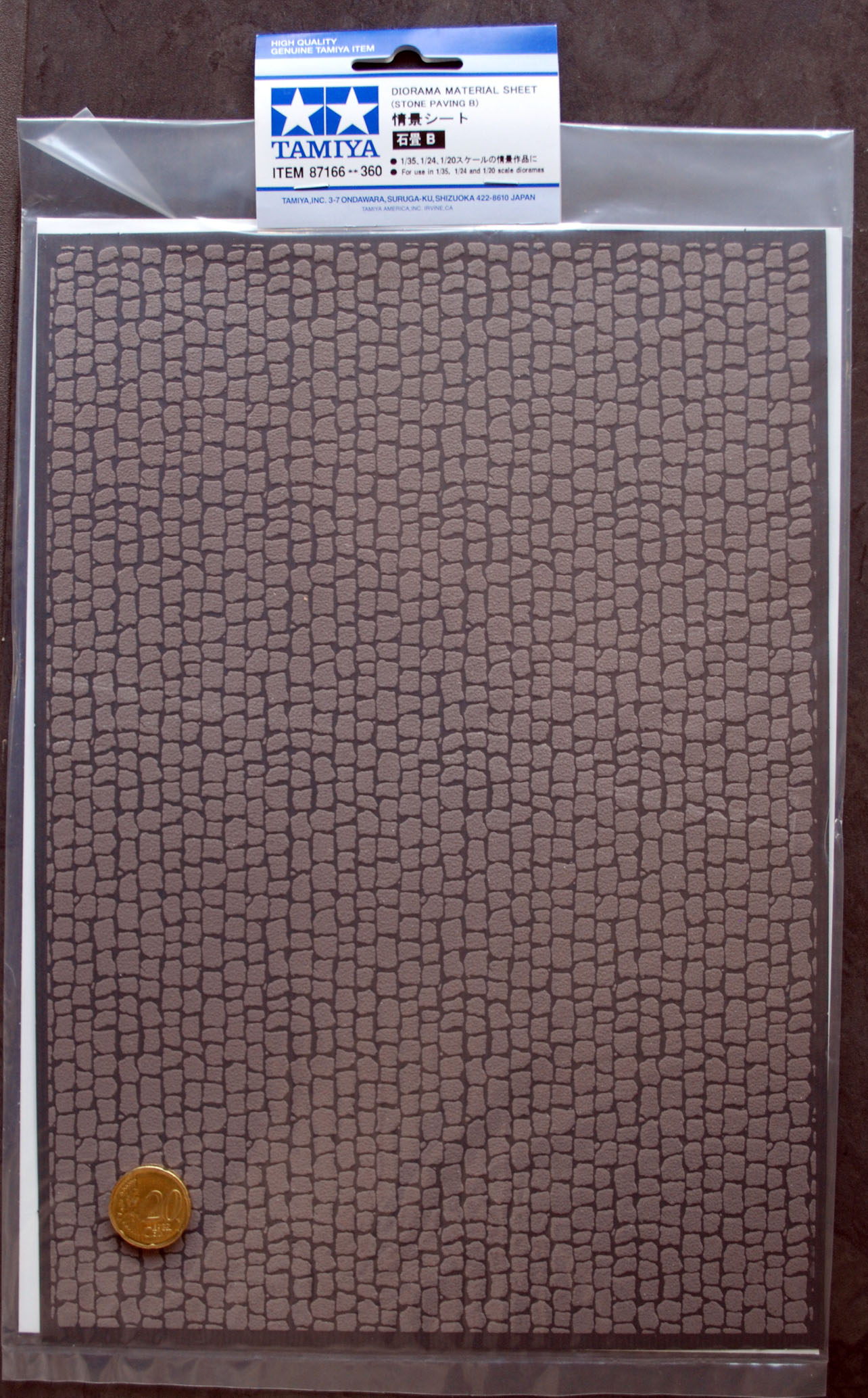 Tamiya 87165 universell Diorama-bogen Pflasterstein klein online kaufen ...