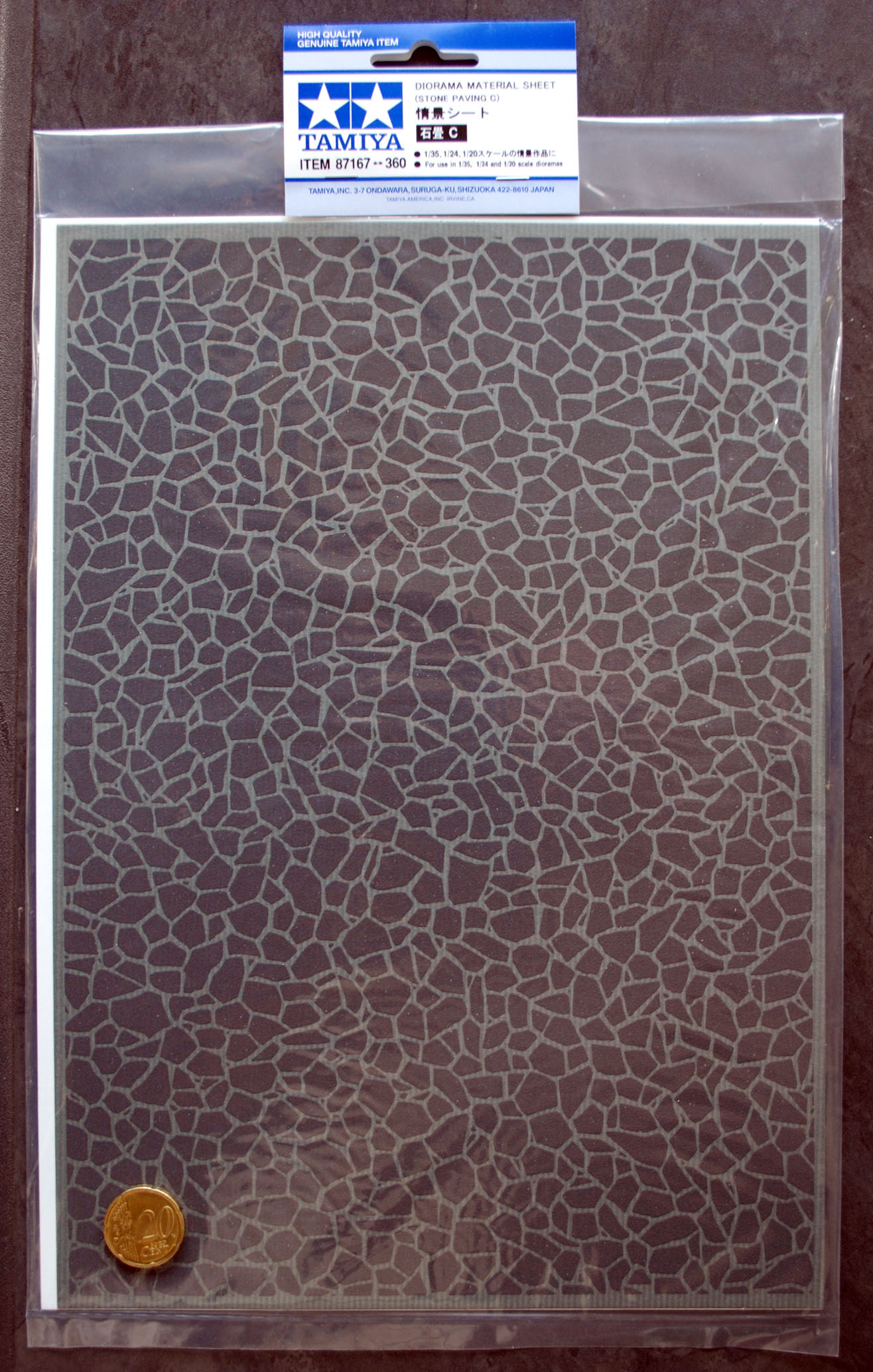 Tamiya 87165 universell Diorama-bogen Pflasterstein klein online kaufen ...