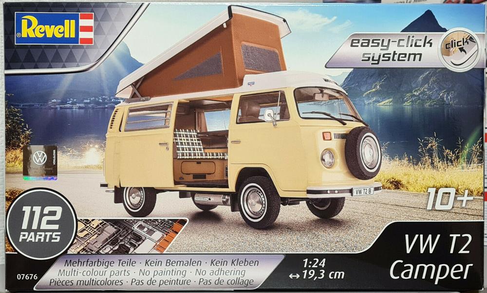 Revell 07676 1967 Volkswagen VW Bulli Typ 2 T 2 Camper 1:24