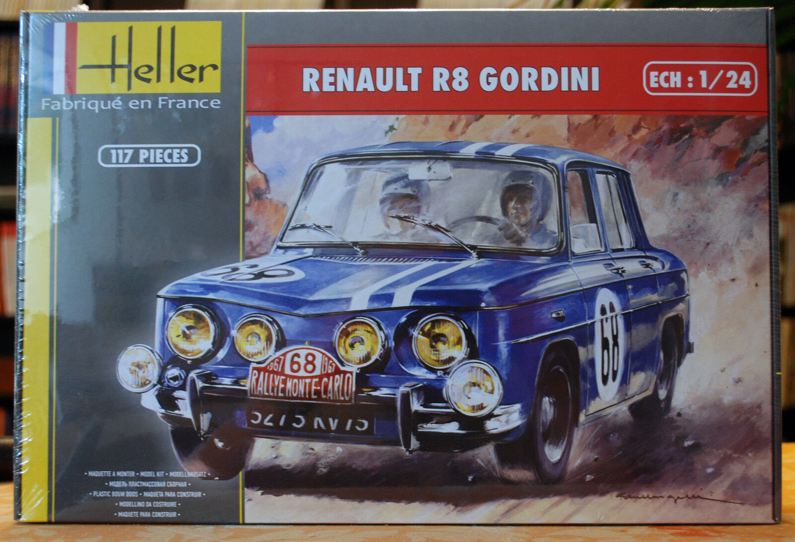 1967 Renault R 8 Gordini Monte Carlo 1:24 Heller 80700 wieder neu 2018