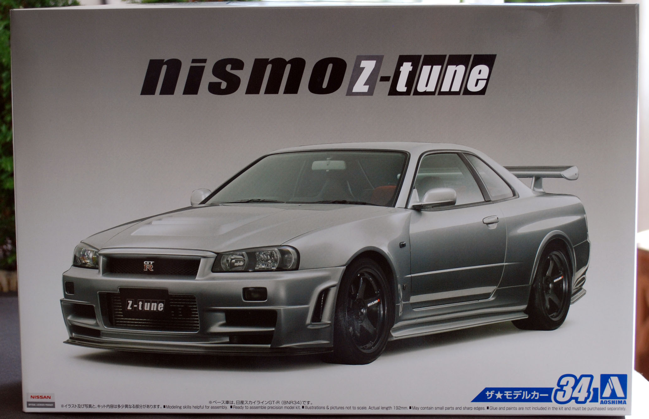 Aoshima 058312 2004 Nissan Skyline GT-R R34 BNR34 Nismo Z-Tune JDM 1:24