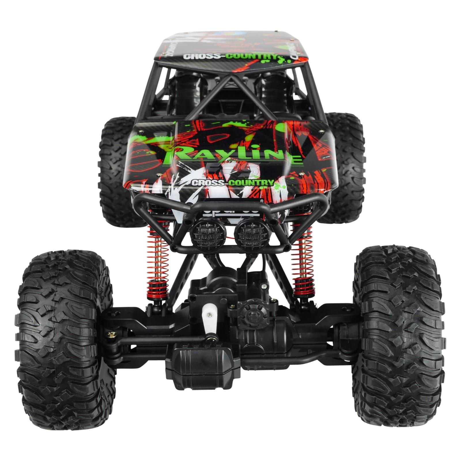 RAYLINE RC Rock Crawler 1:10 2x Akku 4WD 2.4G Monstertruck Offroad ...